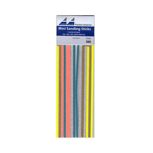 Albion Alloys 360 Mini Sanding Sticks - Assorted - Access Models