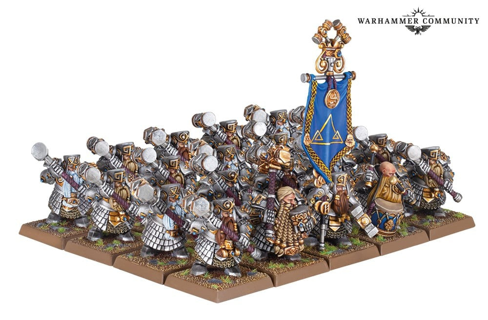 Dwarfen Mountain Holds: Dwarf Hammerers 10-10 - Warhammer The Old Worl ...