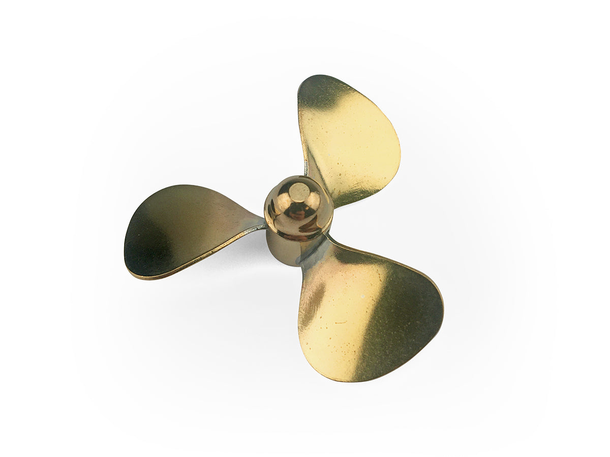 Radio Active Brass Propeller (Classic), 3 Blade, 45Mm, M4, Rh H-AS1345 ...