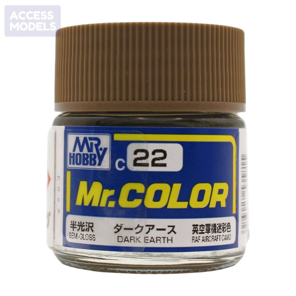 Mr Hobby Mr Color 10ml C-022 Dark Earth - Access Models