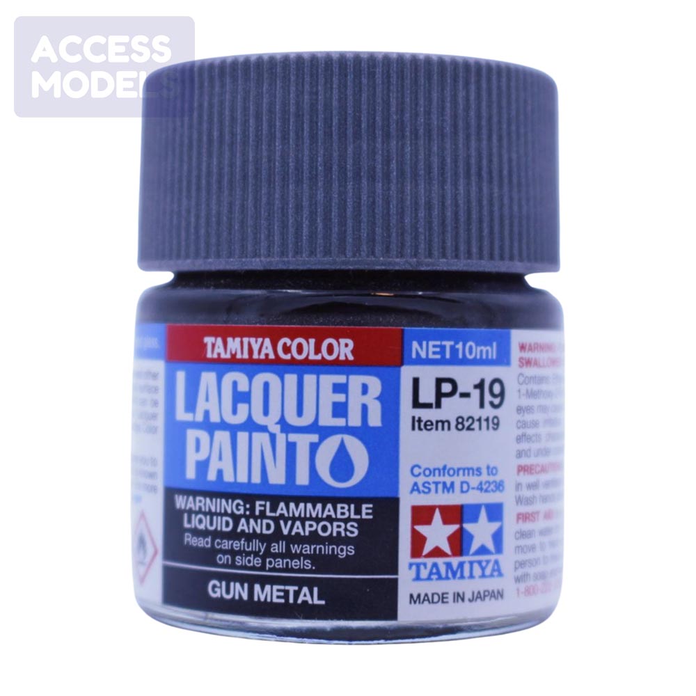 Tamiya Lacquer Paints 10Ml Lp19 Gun Metal - Access Models