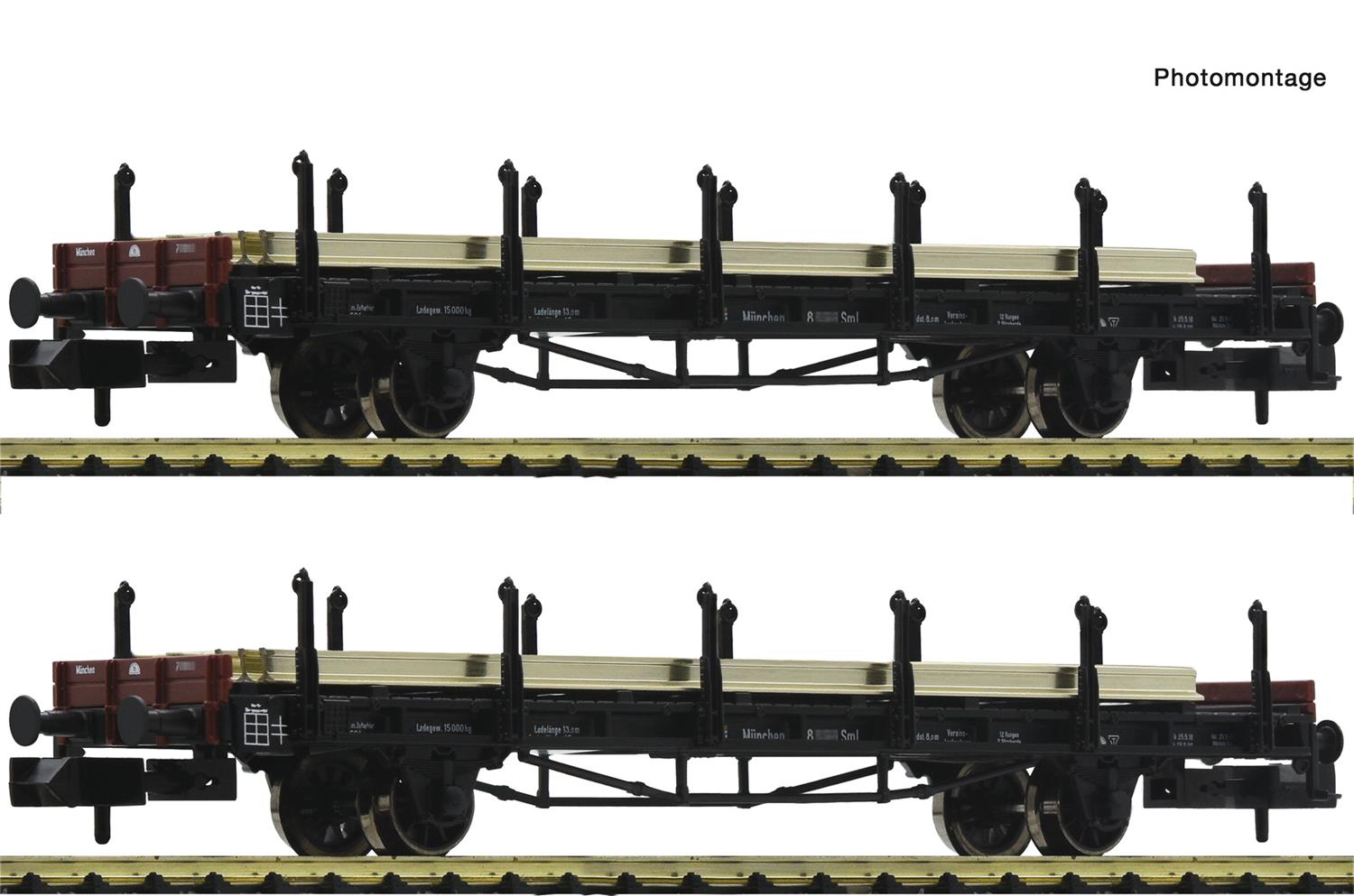 Fleischmann DRB Rail Transportation Wagon Set (2) II FM823607 - Access ...