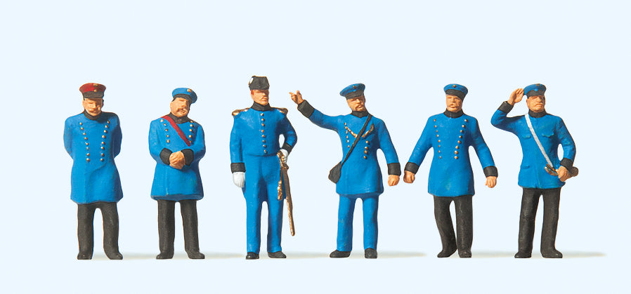 Preiser Royal Bavarian Railway Staff 1900 (6) Exclusive Figure Set PR1 ...