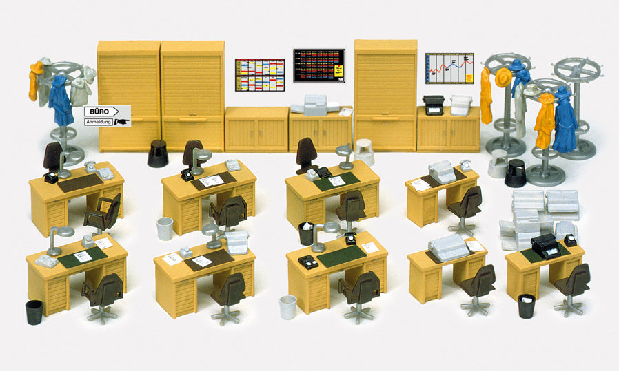 Preiser Office Interior Kit PR17184 - Access Models