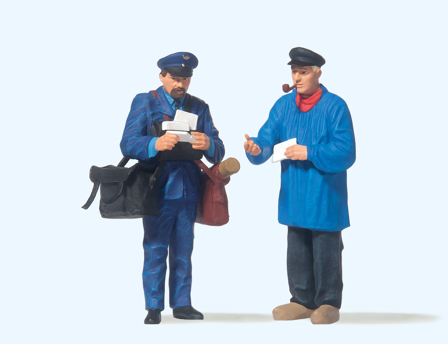 Preiser Postman with Customer Figure Set PR45093 - Access Models
