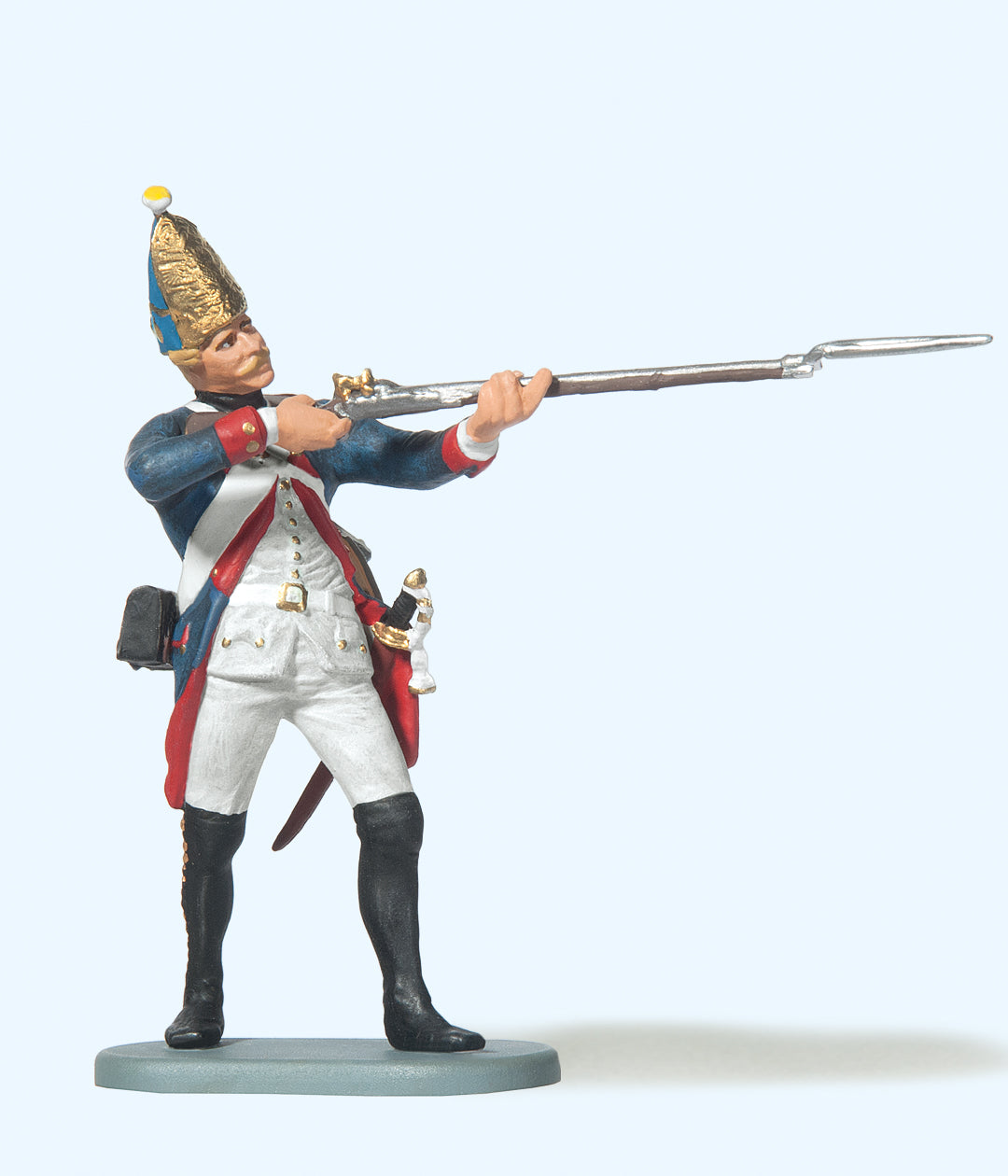 Preiser Prussian (1756) 38 Grenadier Shooting Gun Figure PR54149 ...