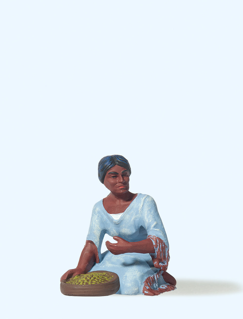 Preiser Native American Squaw Kneeling Figure PR54615 - Access Models