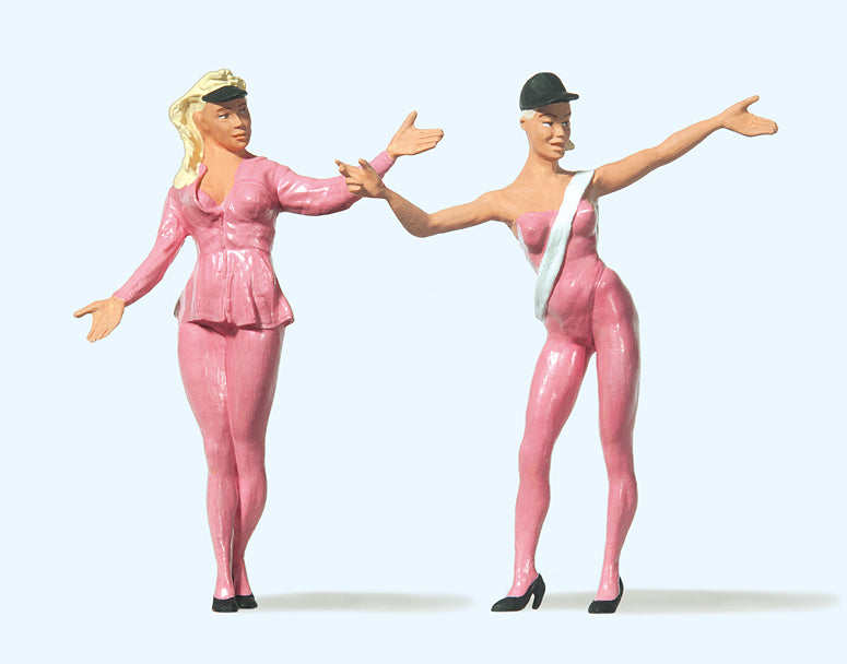 Preiser Race Track PR Girls (2) Figure Set PR57106 - Access Models