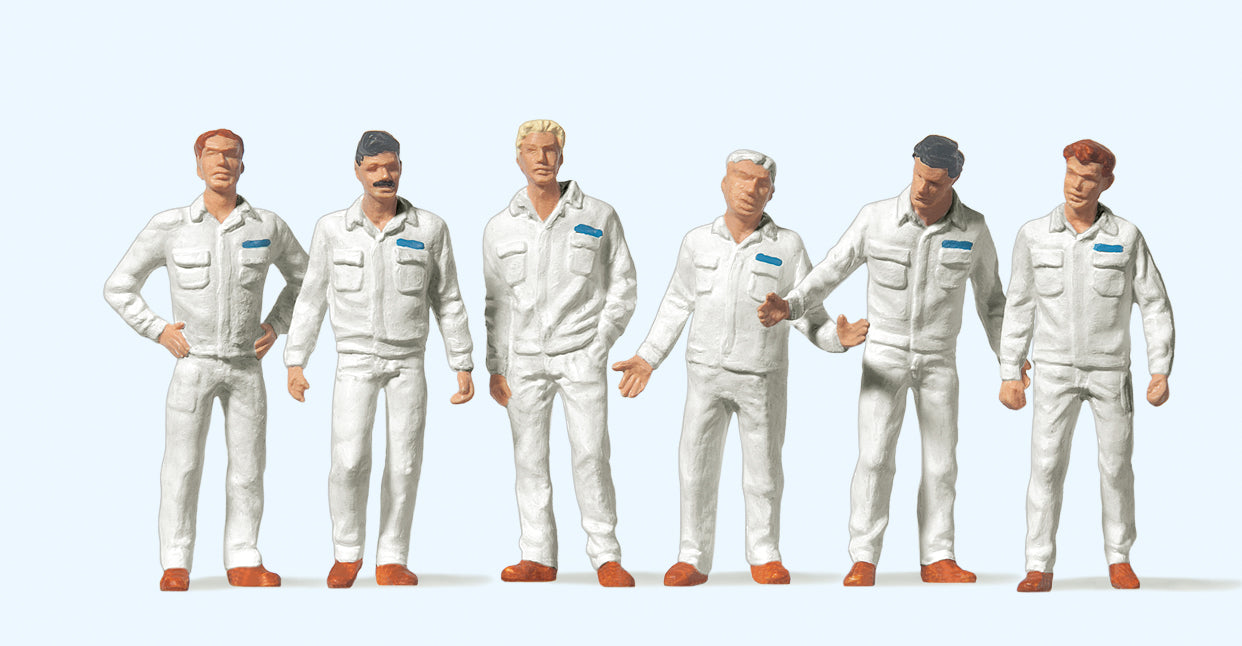 Preiser Mechanics (6) Figure Set PR65337 - Access Models