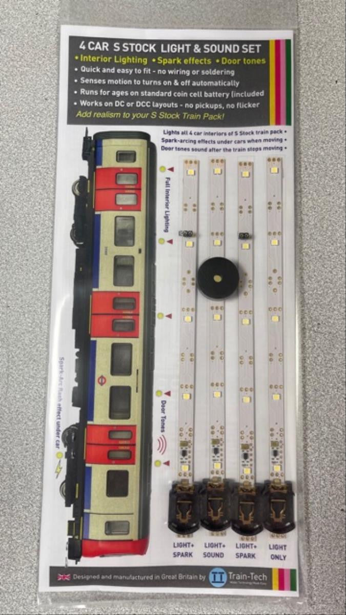 Train Tech - Lighting pack only!! – For Underground S Train set (4 Car ...