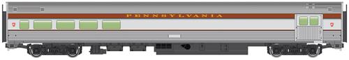 Walthers Mainline 85' Budd Passenger Car Baggage-Lounge PRR WH910-3005 ...