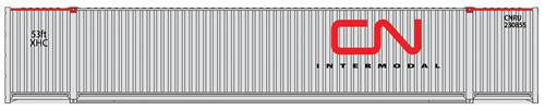 Walthers Scenemaster 53' Singamas Container - Canadian National WH949 ...