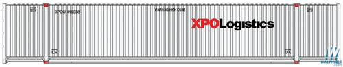 Walthers Scenemaster 53' Singamas Corrugated Container XPO Logistics W ...