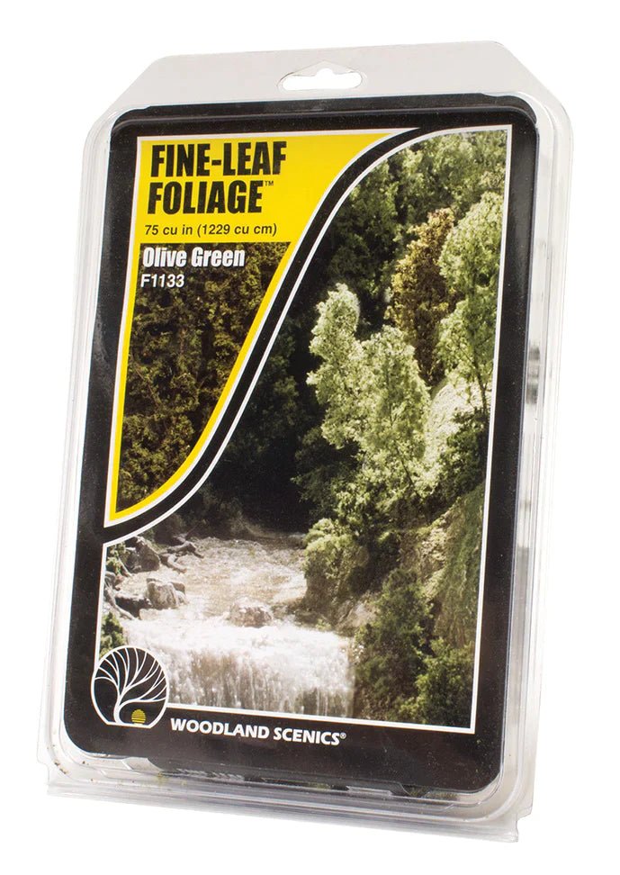 Woodland Scenics Olive Green Fine Leaf Foliage F1133 - Access Models
