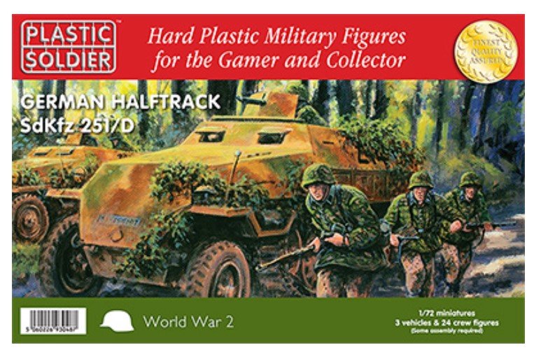 Plastic Soldier 1/72 German Half Track Sdkfz 251/D Ww2v20006 - Access ...