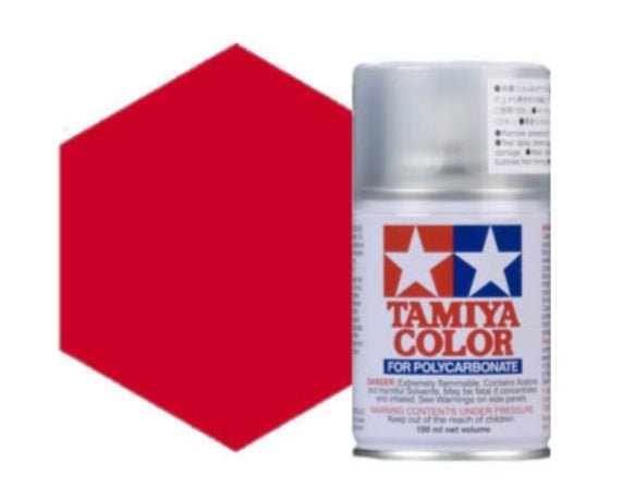 Tamiya Spray Paints 100Ml Ps37 Transparent Red 86037 - Access Models